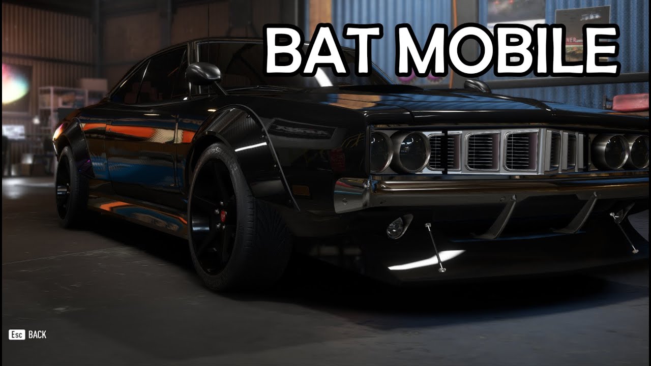 Batmobile Build In Need For Speed Payback Dodge Charger - YouTube