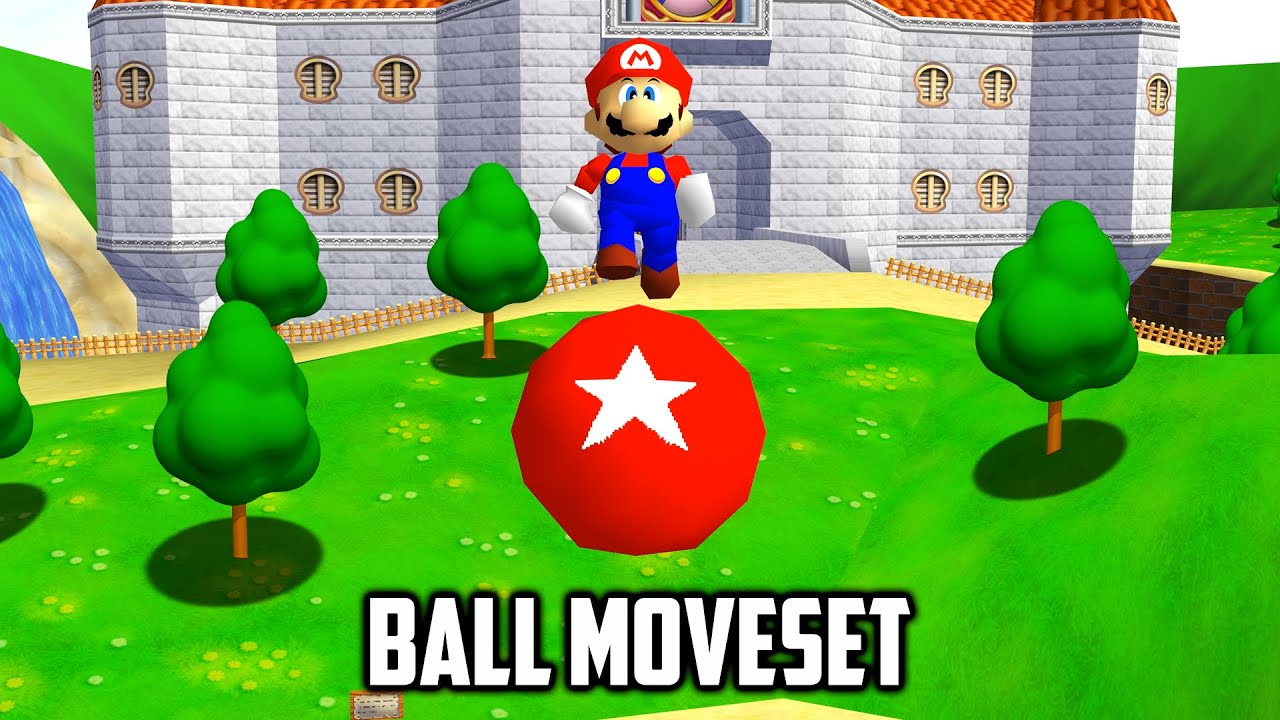 ⭐ Super Mario 64 PC Port - Ball Moveset - YouTube