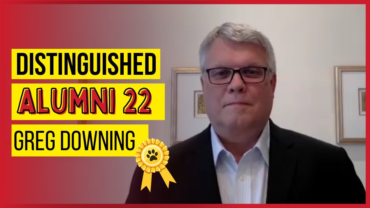 Distinguished Alumni 2022 - Greg Downing - YouTube