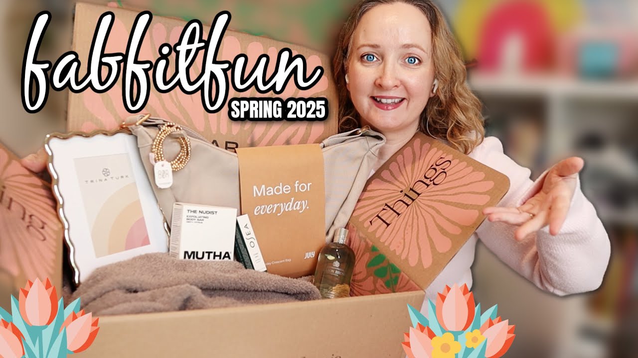 FABFITFUN spring 2025 UNBOXING - YouTube