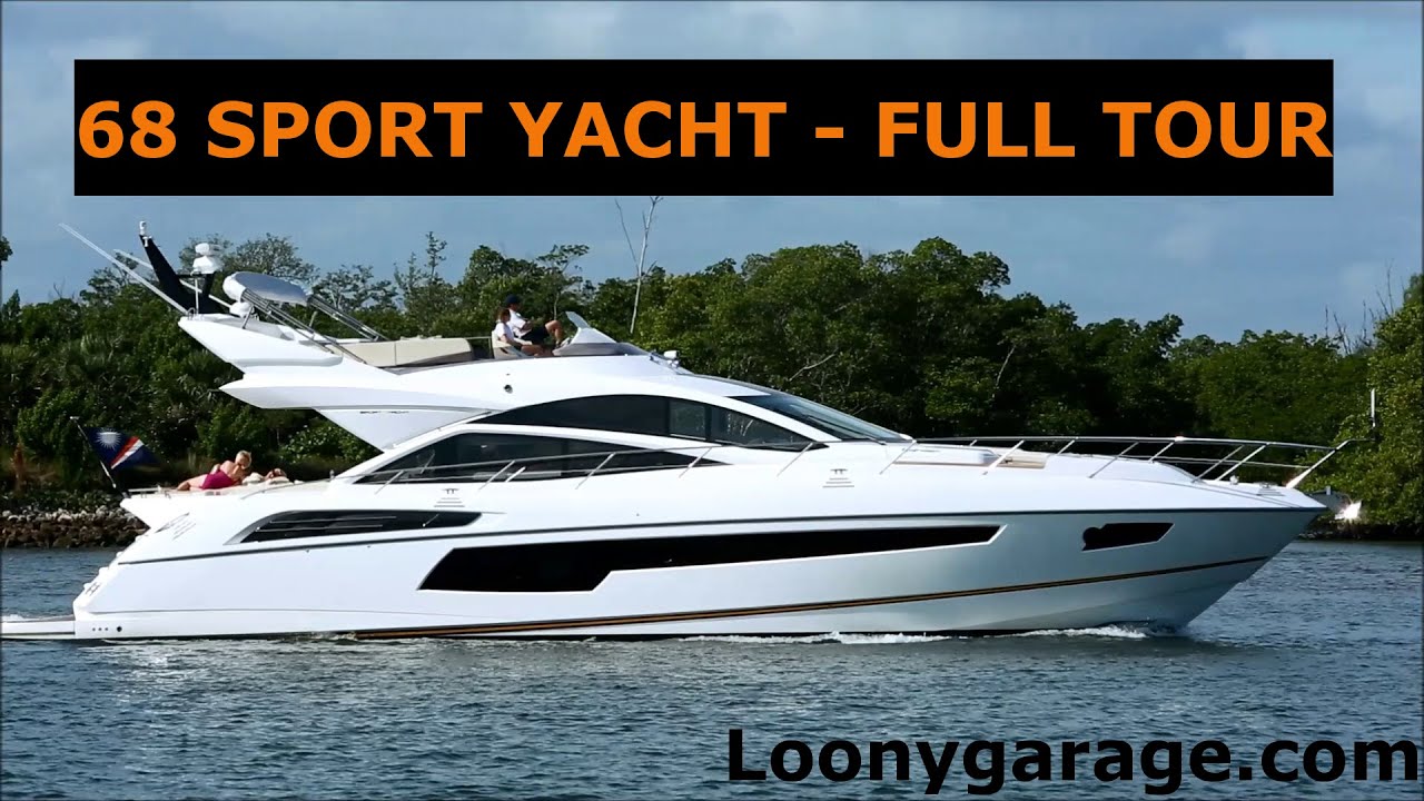 Sunseeker 68 Sport Yacht Full Tour - YouTube