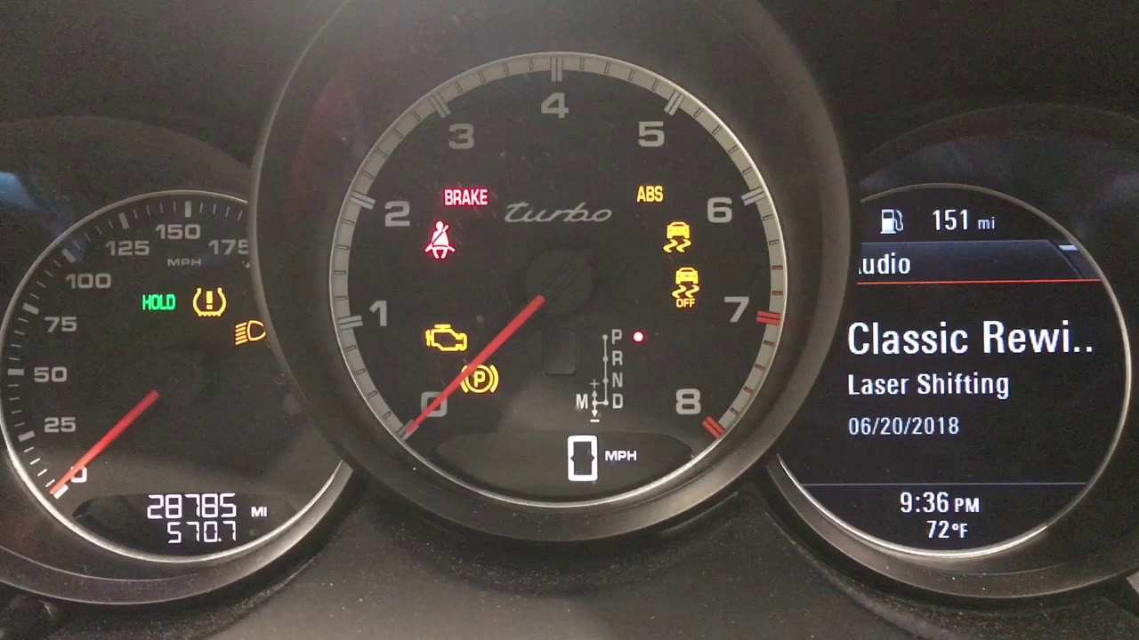 Porsche Cayenne Escort Radar Cluster DIsplay - YouTube
