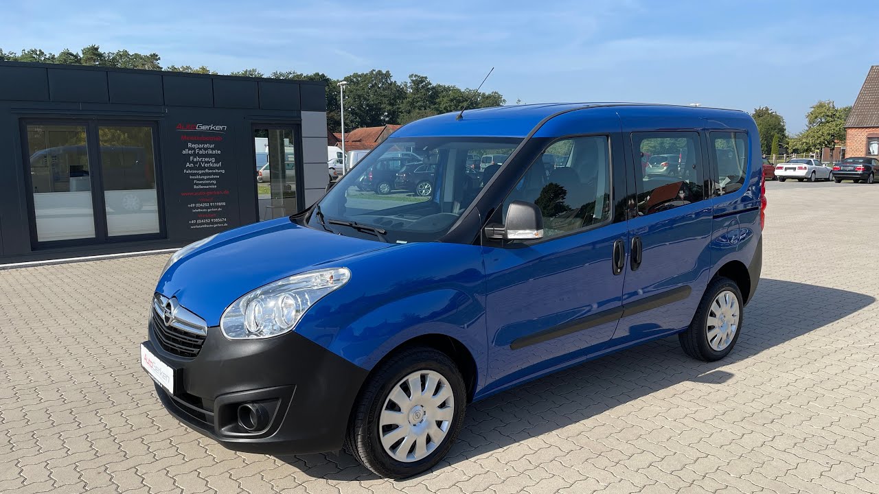 Opel Combo 1.4 Edition L1H1 TÜV NEU 1.Hand blau Kombi - YouTube