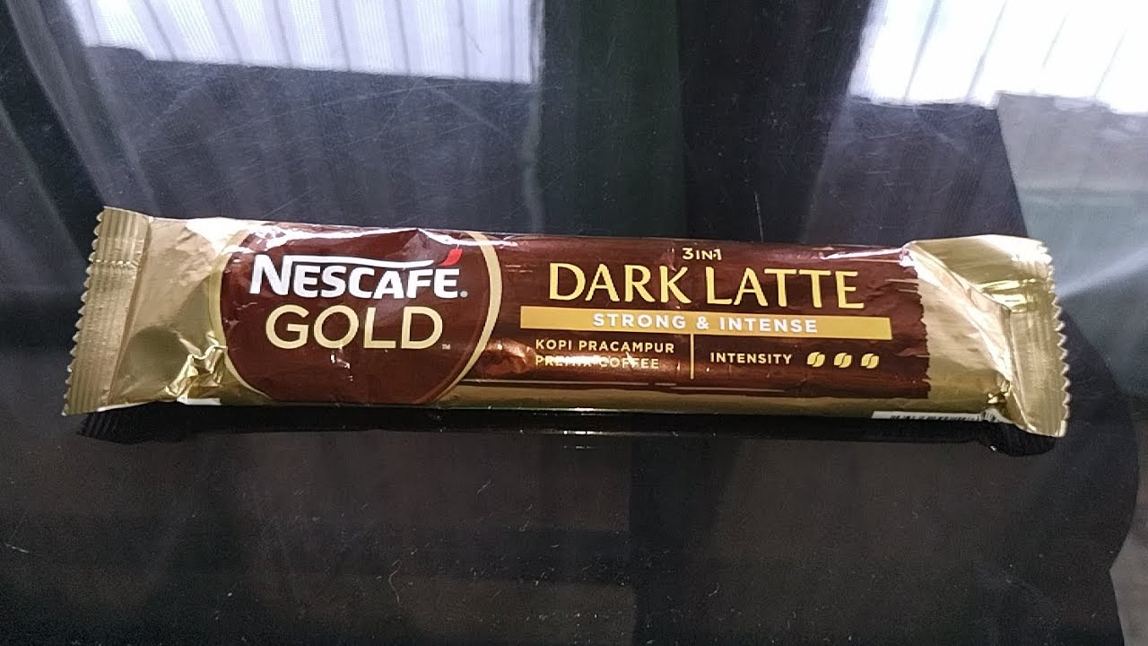 Review Produk #1933 : Nescafe Gold 3 in 1 Dark Latte - YouTube