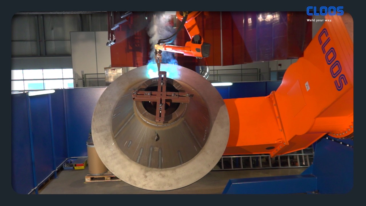 CLOOS - Tandem Weld guarantees excellent weld quality at Schottel - YouTube
