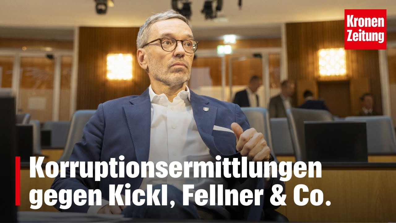 Korruptionsermittlungen gegen Kickl, Fellner & Co. | krone.tv NEWS ...
