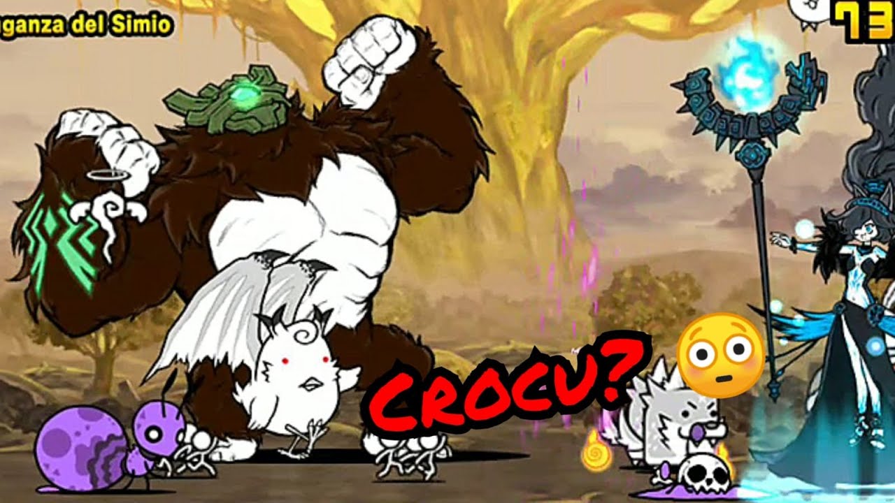 CROCU COLLAB CON EL REY SIMIO? | THE BATTLE CATS - YouTube