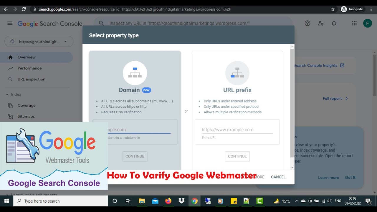 How to Verify Your Website on Google/How to verify google webmaster ...