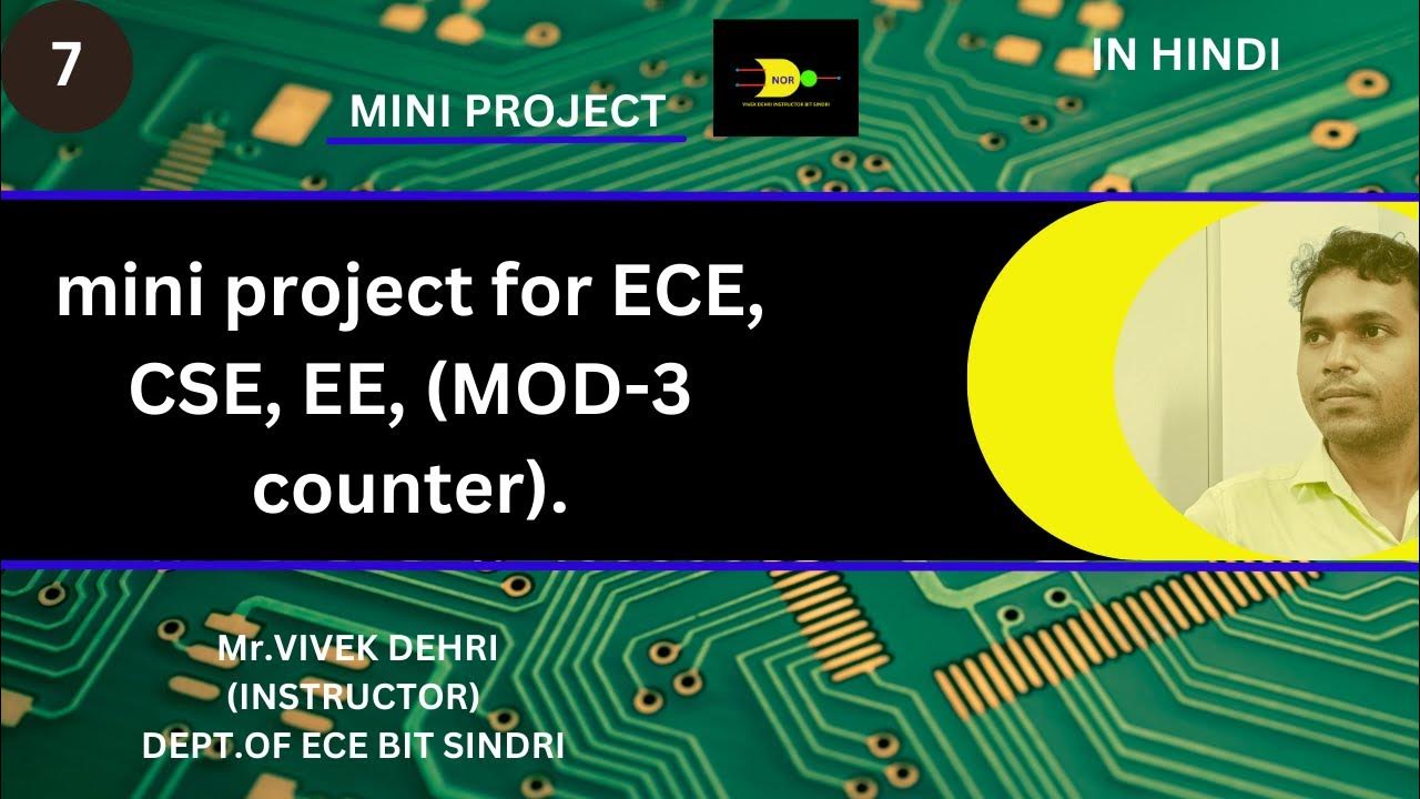 mini project for ECE, CSE, EE, (MOD-3 counter). - YouTube