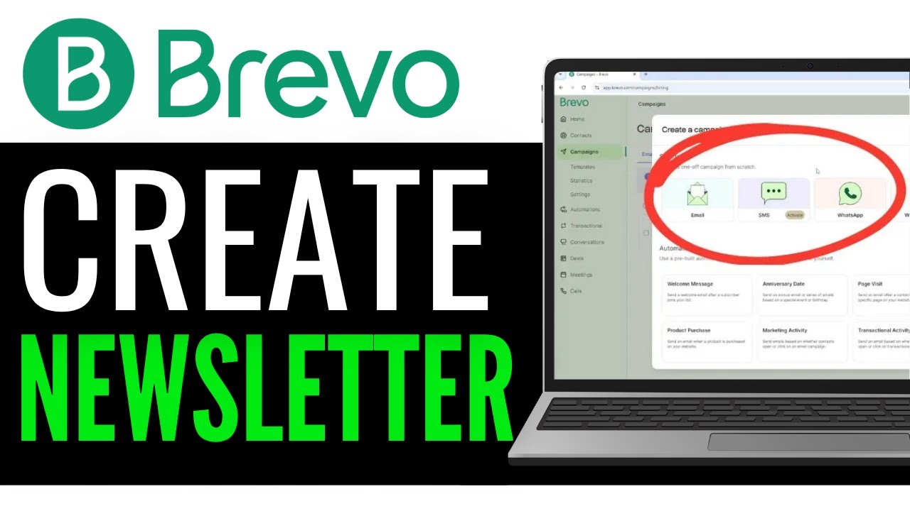 How To Create a Newsletter In Brevo 2025 | Brevo Newsletter (QUICK ...