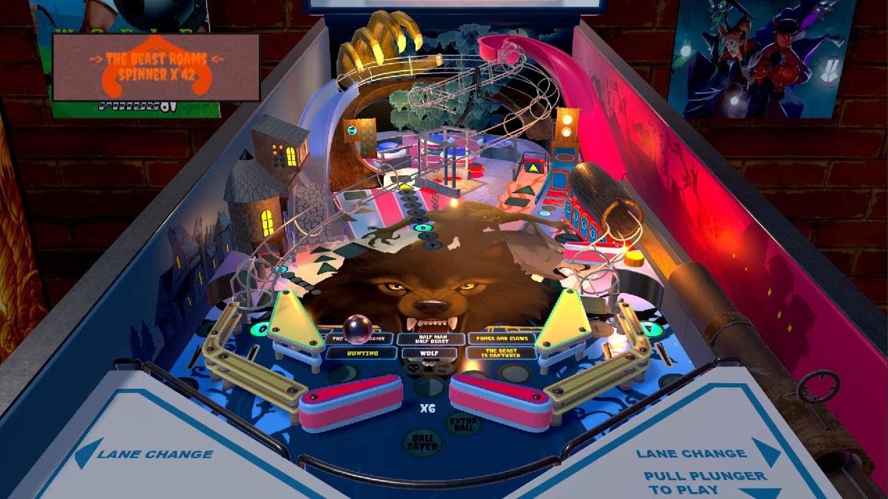 Werewolf Pinball Extra Ball PS5 - YouTube