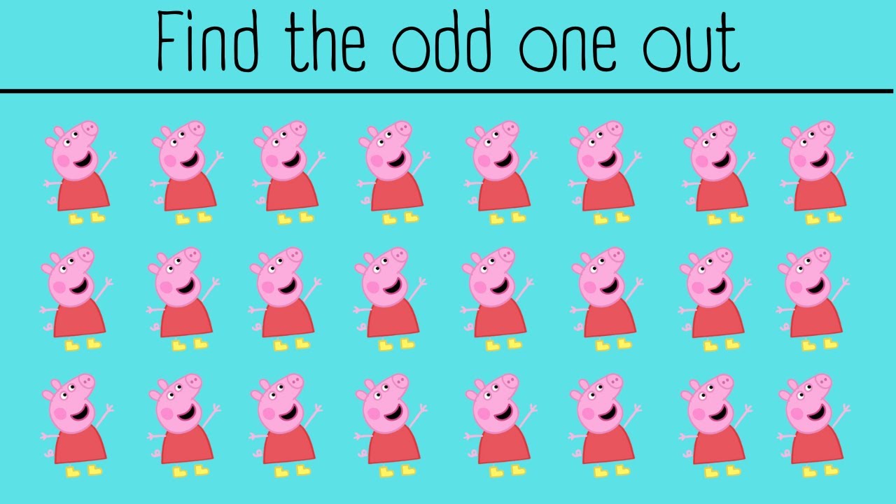 Find The Odd One Out: Peppa Pig #noggin #oddoneout #peppapig # ...