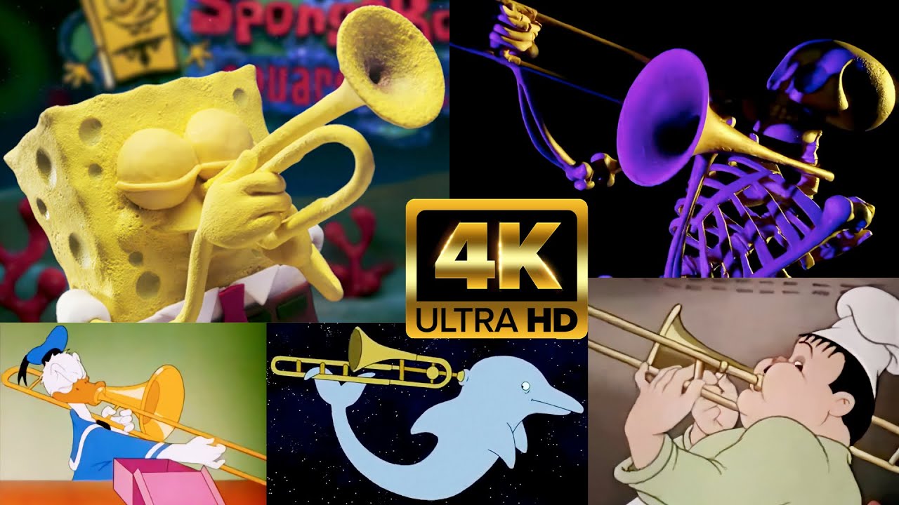Animated Characters Playing the Trombone 3 [4K] - YouTube
