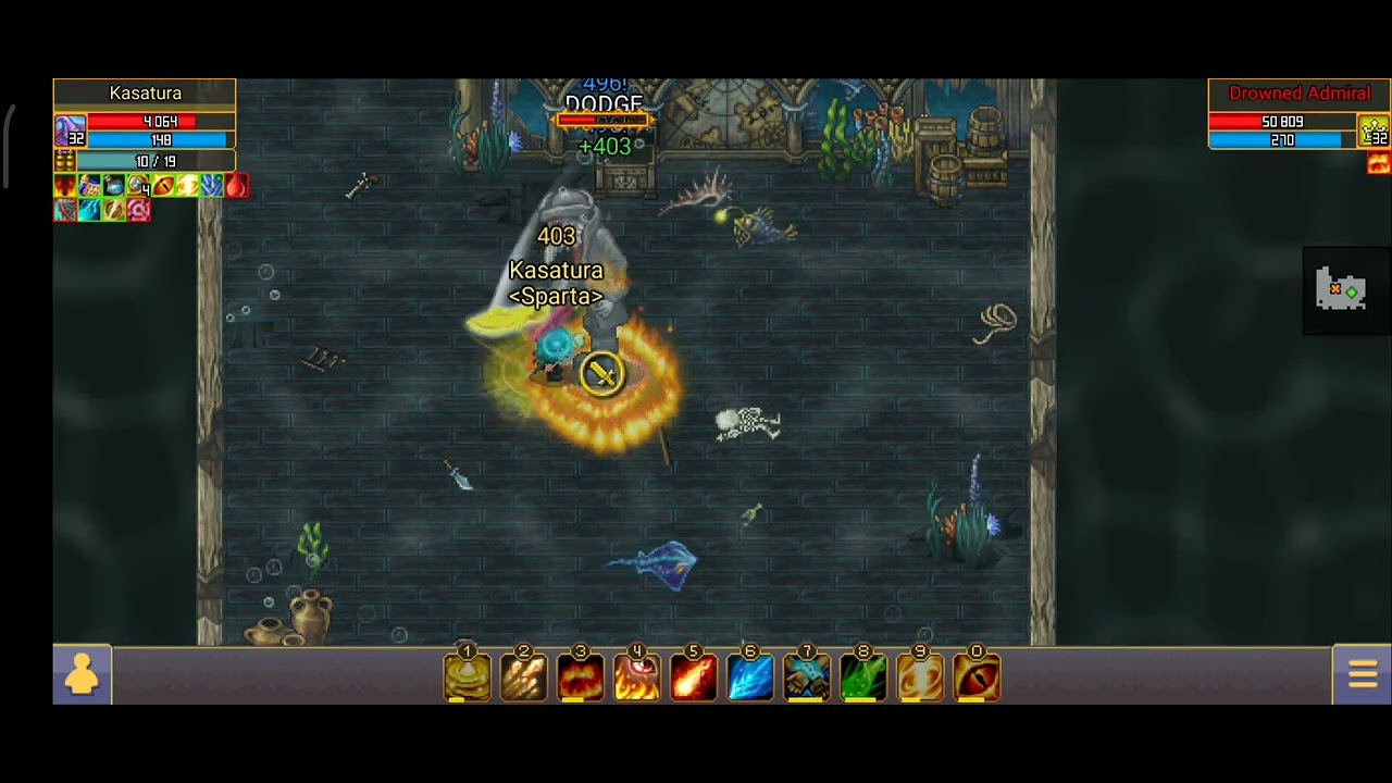 Warspear Mage Kill Sea Boss (Drowned Admiral). - YouTube