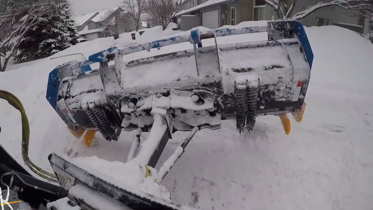 KAGE Snow Plow System Cab Views - YouTube