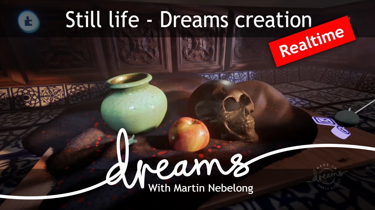 Creating a still-life, Dreams PS4 creation - YouTube
