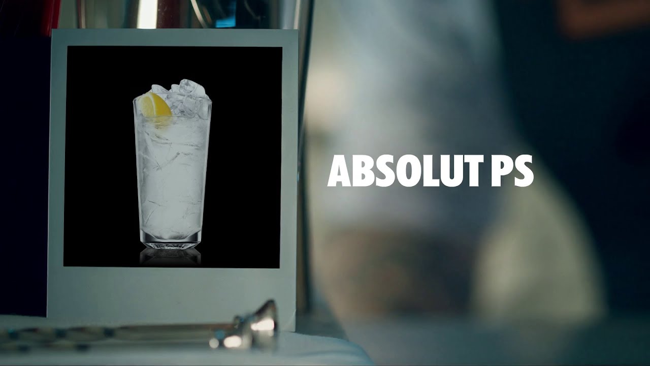 ABSOLUT PS DRINK RECIPE - HOW TO MIX - YouTube
