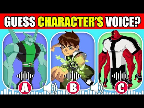 👽Guess The Ben 10 Alien Force Voice Quiz! | Ben Tenyson, Four Arms, Heat Blast, Diamond Head, XLR8