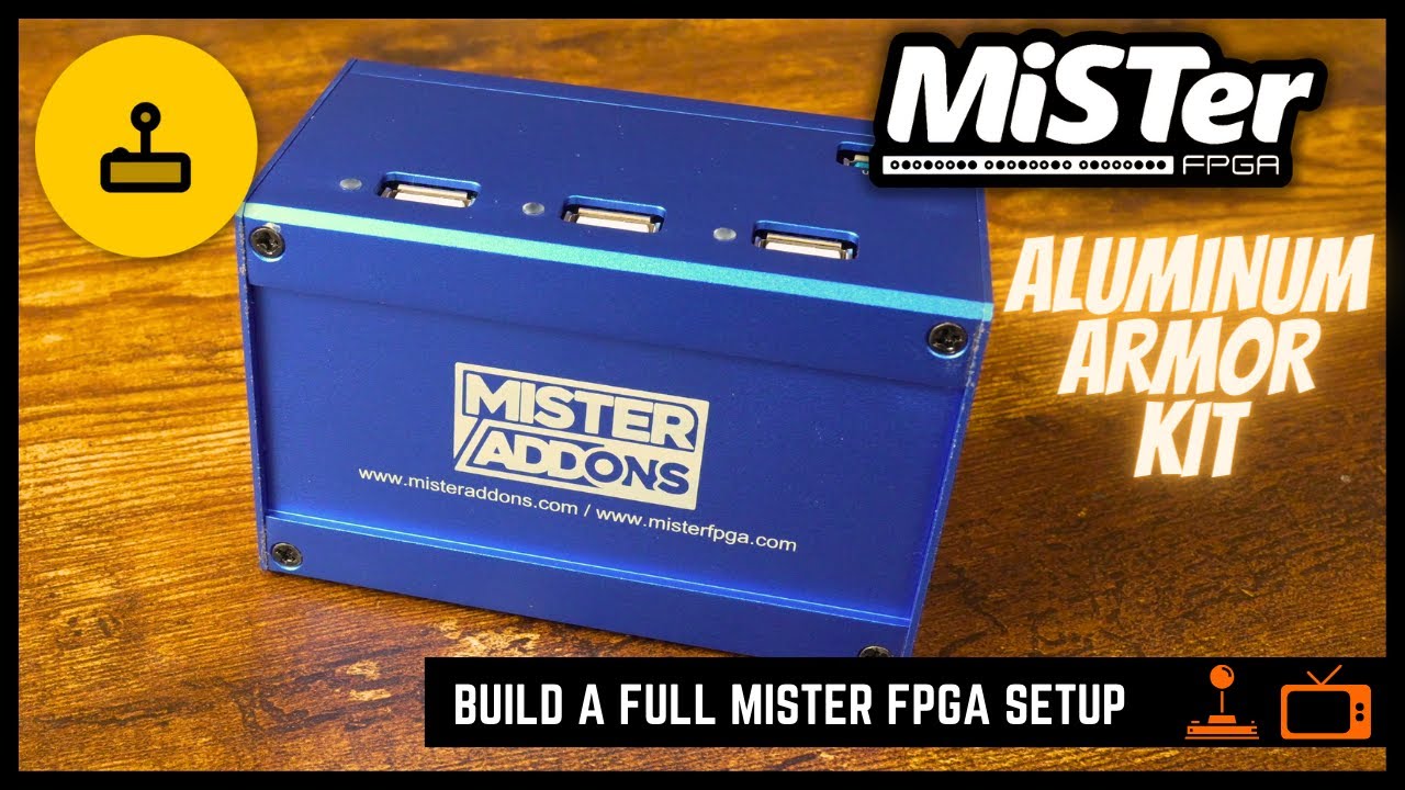 MiSTer FPGA Hardware Build Guide - with MiSTer Addons Aluminum Case ...