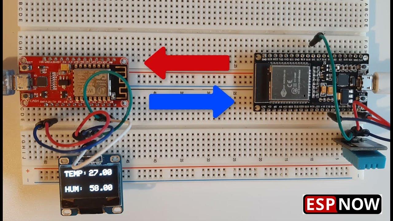 Espnow Peer To Peer Esp32 And Esp8266 Simple Wireless Communication Between Boards Youtube