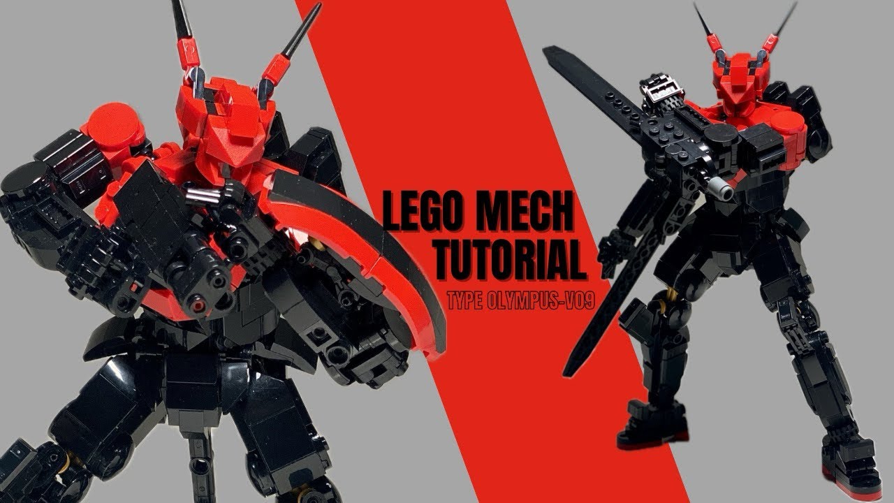 How to Build a Custom MOC LEGO Mech: Type Olympus V09 | Step-by-Step ...