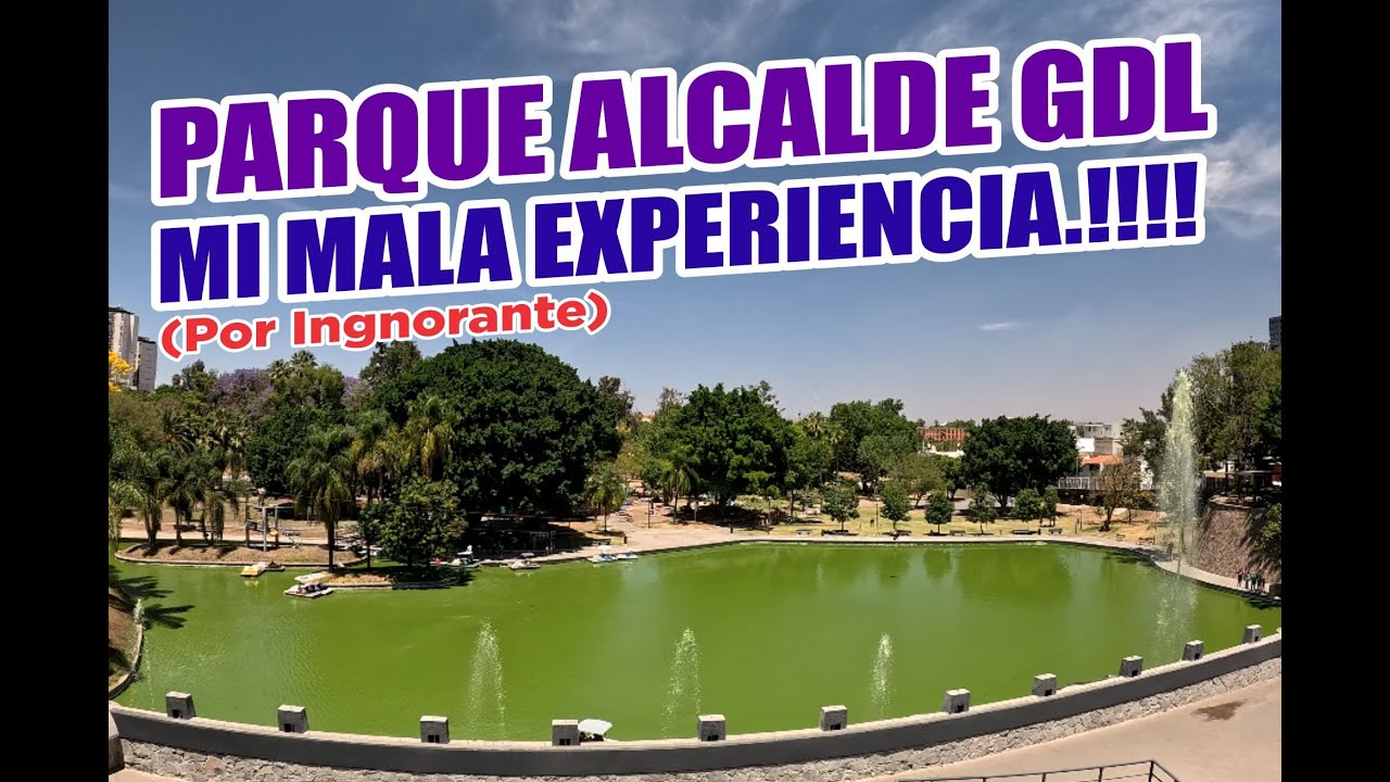 MALA EXPERIENCIA VISITANDO EL PARQUE ALCALDE EN GUADALAJARA - YouTube