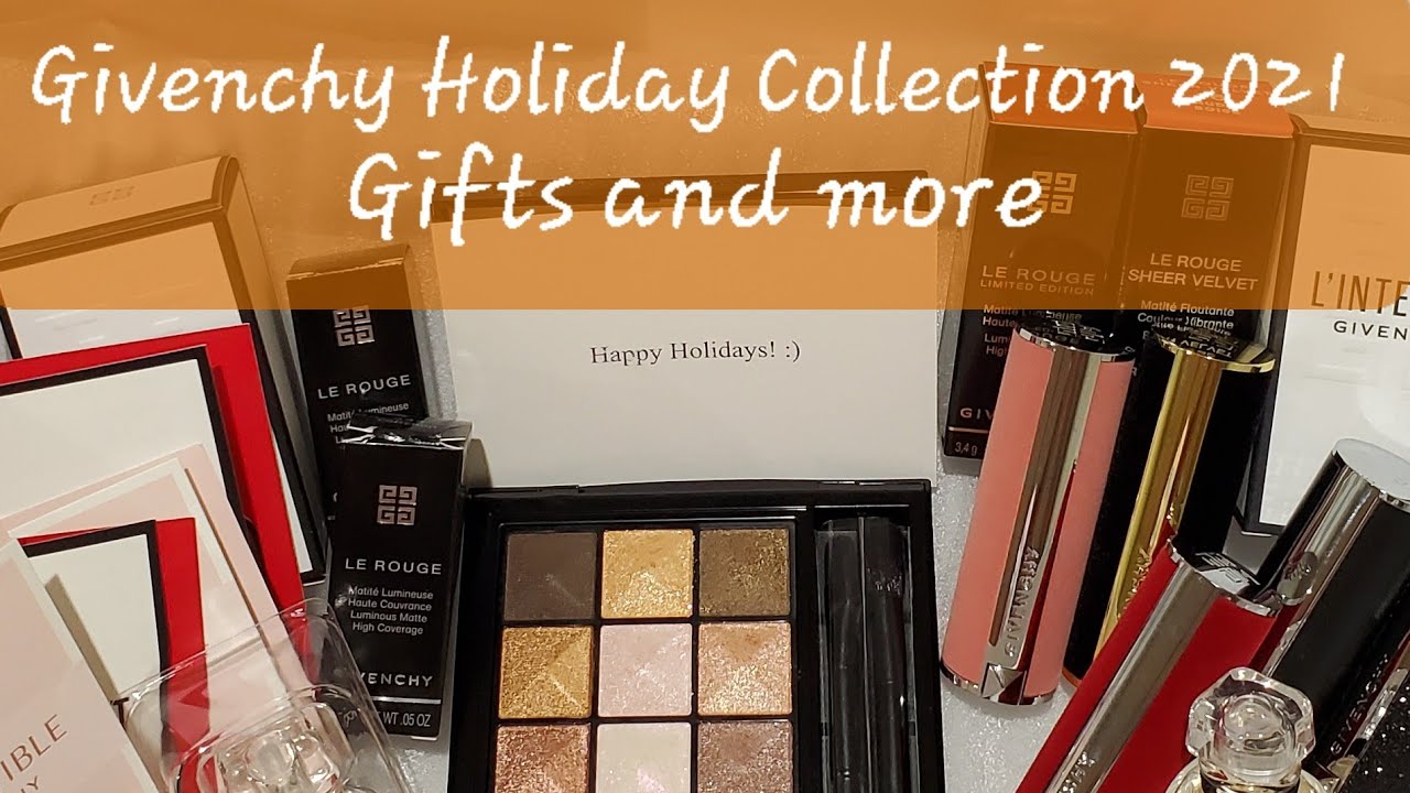 Givenchy Holiday Collection 2021/ Le Rouge Lipstick Collection/ Gifts ...