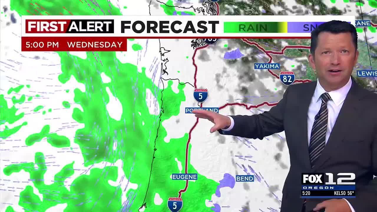 First Alert Wednesday evening FOX 12 weather forecast (5/1) - YouTube
