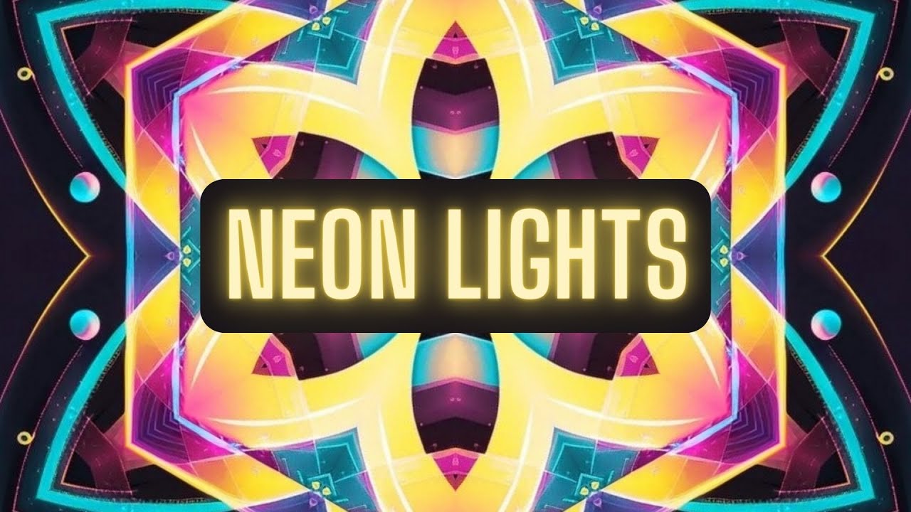 Neon Lights Visual Arts #kaleidoscope #ambient Digital Art Animation ...