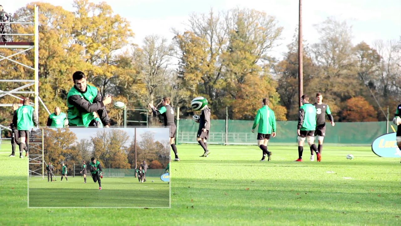 Behind The Scenes With The Irish Rugby Team - YouTube