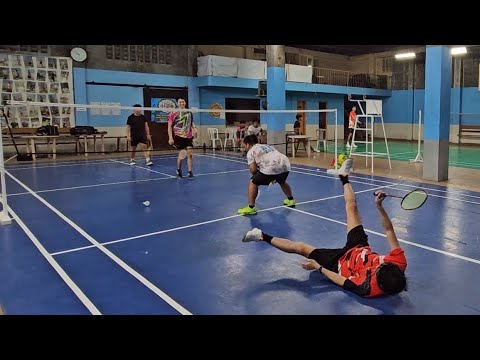 Badminton Doubles │ Michael/Renzo vs Aey/Matthew - YouTube