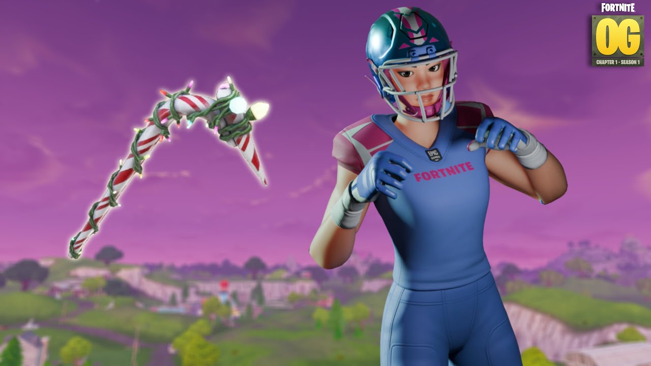 snap squad (gridiron gang) + candy axe gameplay | fortnite og (before ...