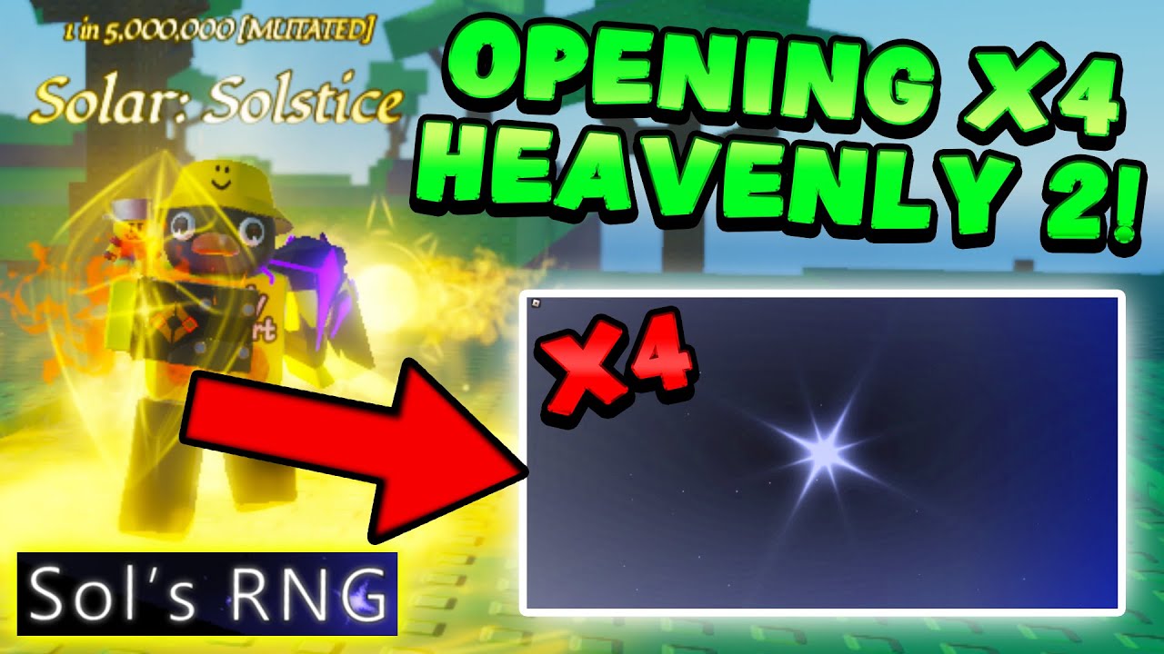 USING 4 HEAVENLY 2 POTIONS IN SOLS RNG ERA 7! - YouTube