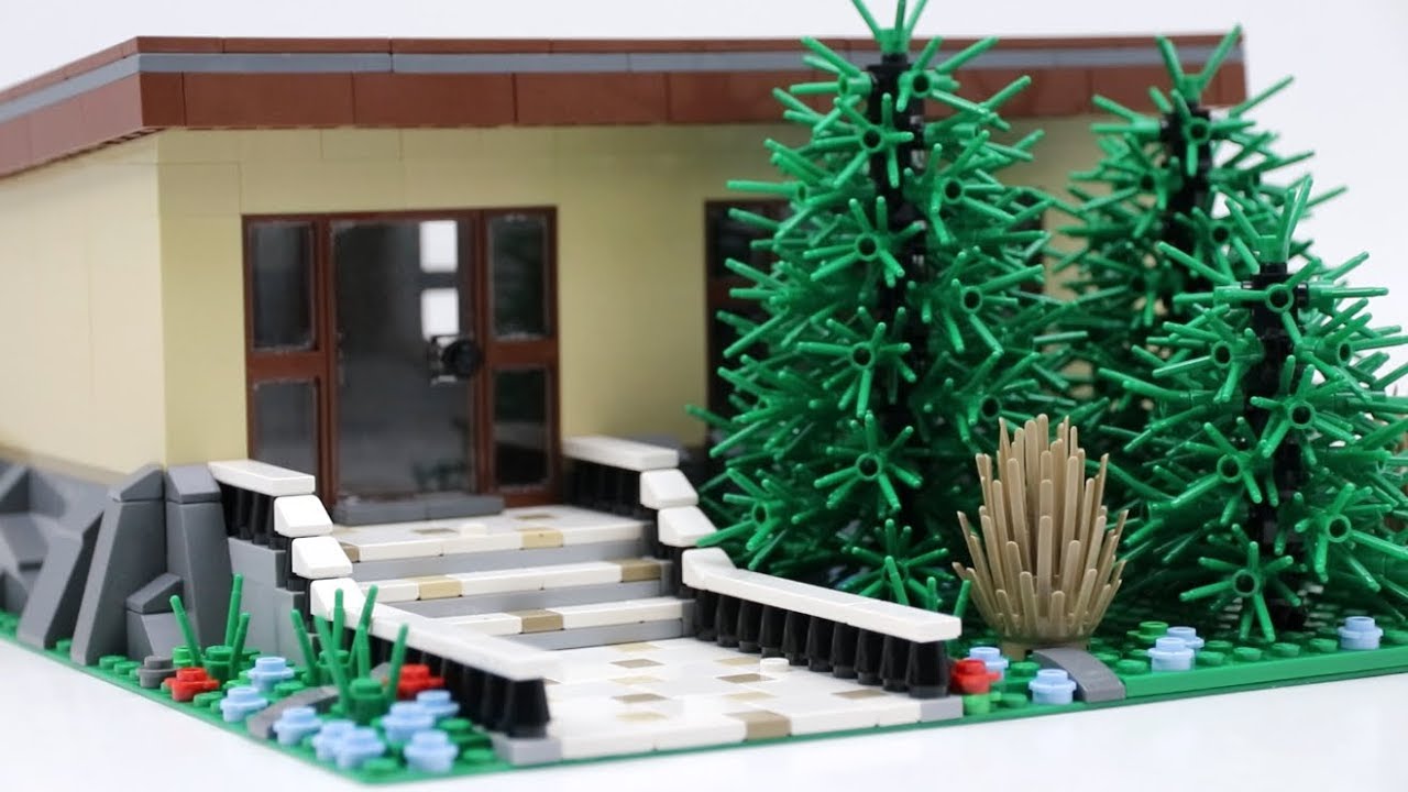 Tiny LEGO Modern Forest House MOC Walk-Through! - YouTube