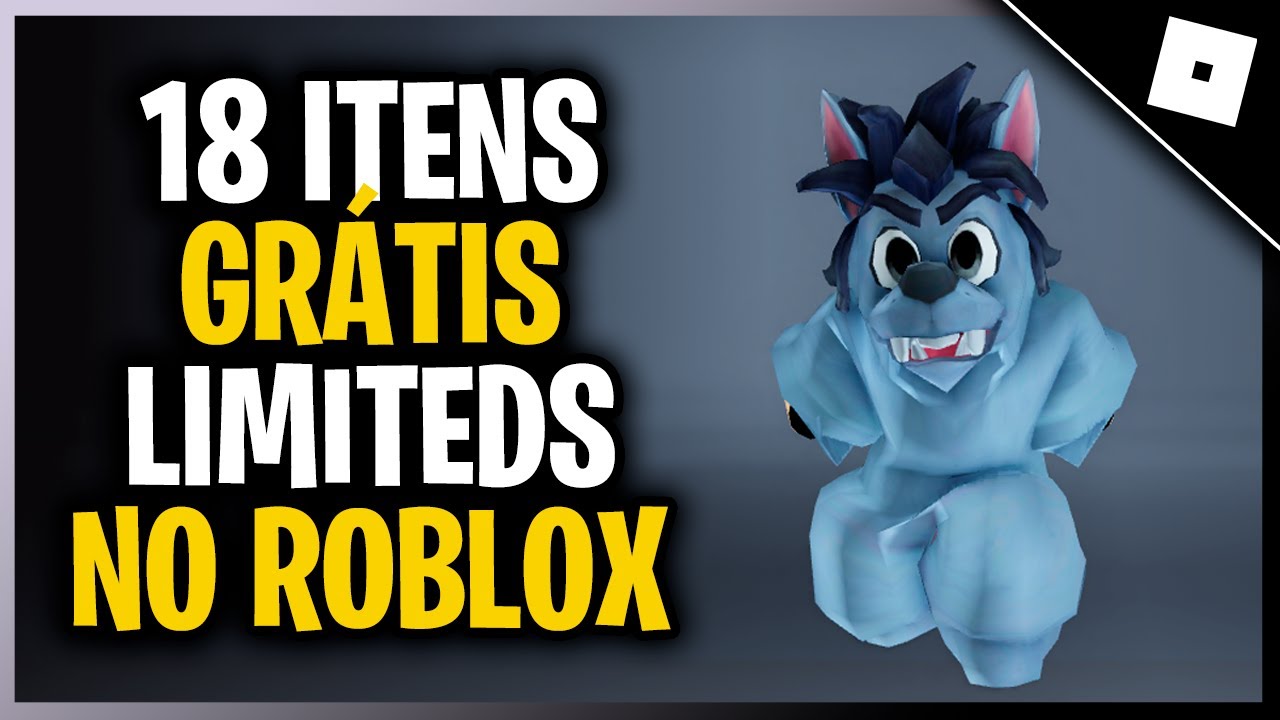 COMO PEGAR SKIN DE LOBO GRÁTIS + 17 ITENS GRÁTIS AGORA NO ROBLOX EM ...