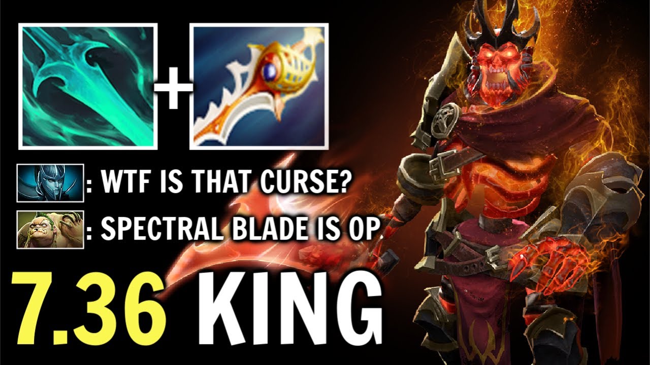 NEW 7.36 SPECTRAL BLADE + Rapier WK vs Pro PA Crazy Curse DMG Epic Late ...