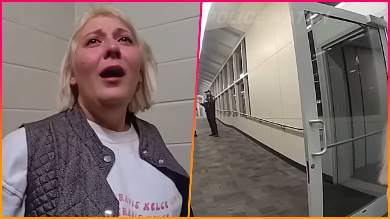 Shocking Moment Airline Passenger Offers Sex To Police Officer After