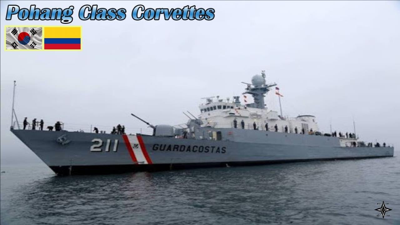 Colombia Receives Pohang Class Corvettes from South Korea! - YouTube