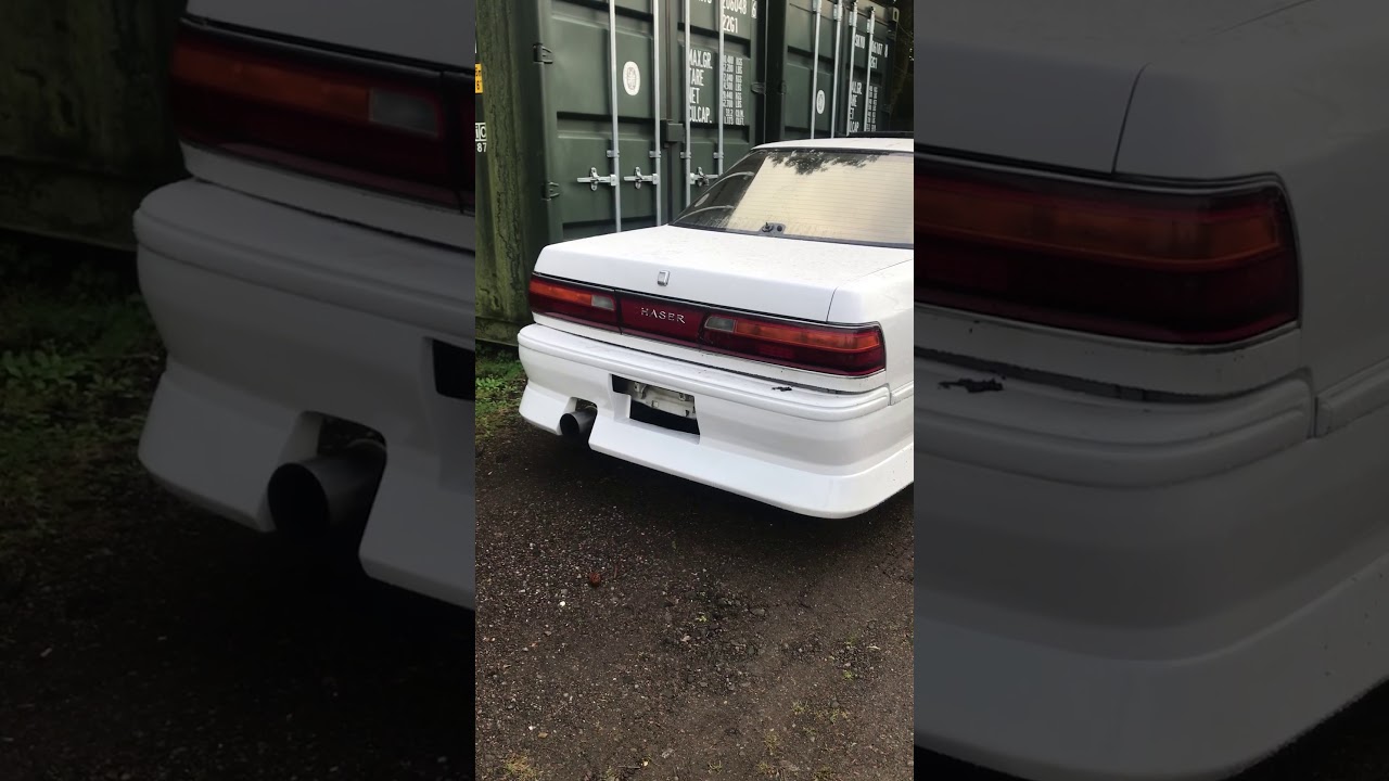 Toyota Chaser JZX81 1JZ Engine Anti Lag Noise - YouTube
