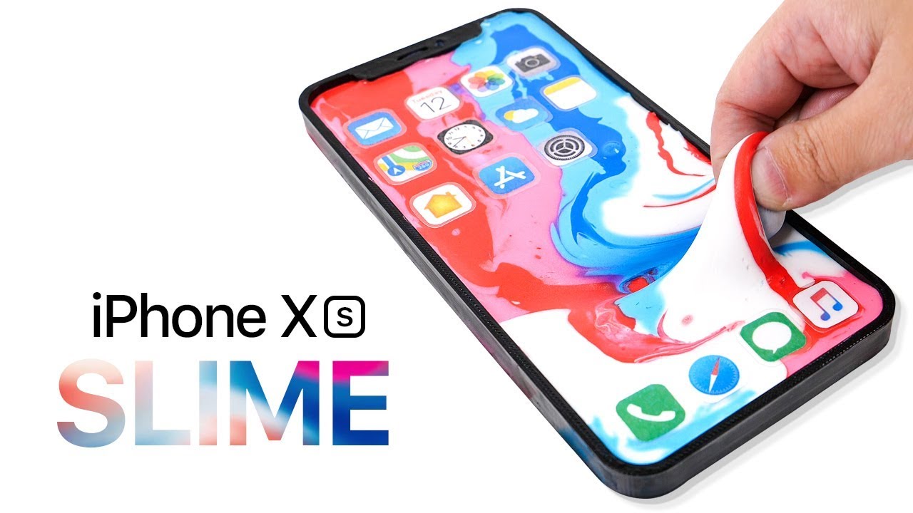 How to Make iPhone Xs Slime - YouTube