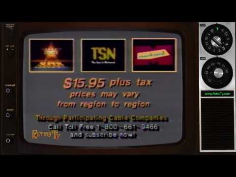 1984 - First Choice Superchannel, TSN, Much Music - Cable Satisfaction Pack