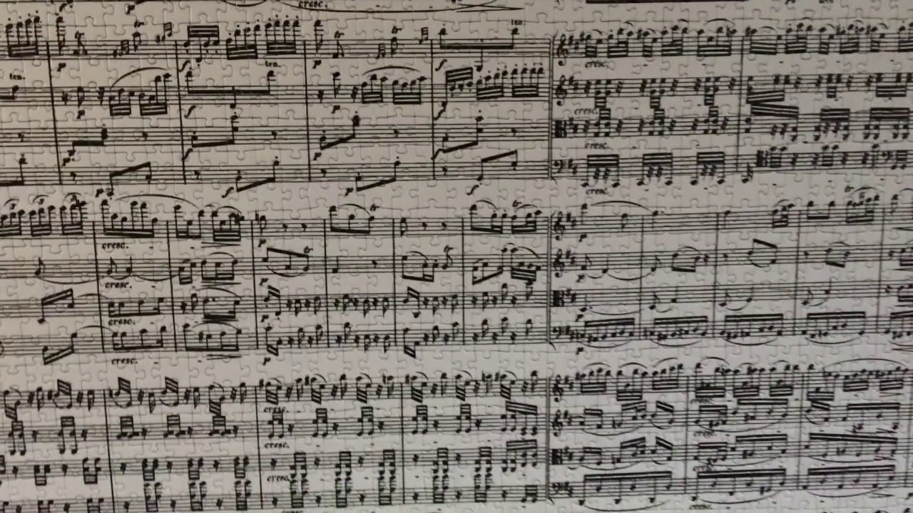 Musical Notes Jigsaw Puzzle - YouTube