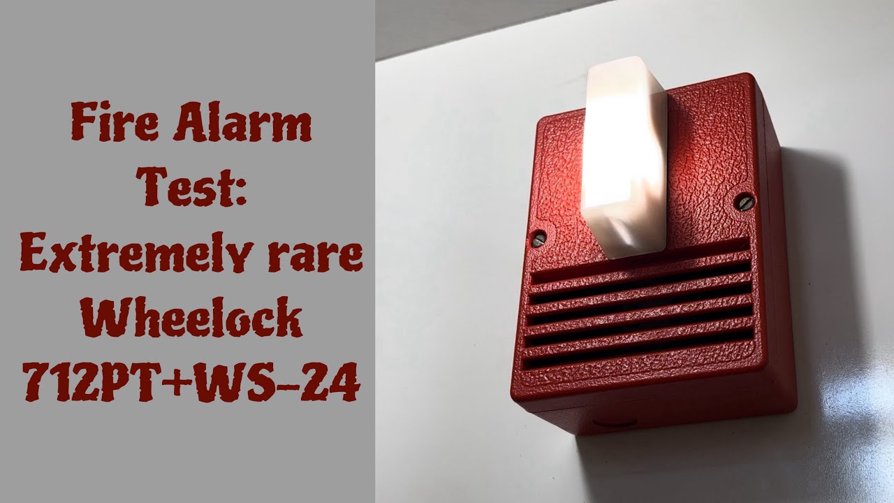 Rare Wheelock Chime Strobe Test | 712PT-WS-24 - YouTube