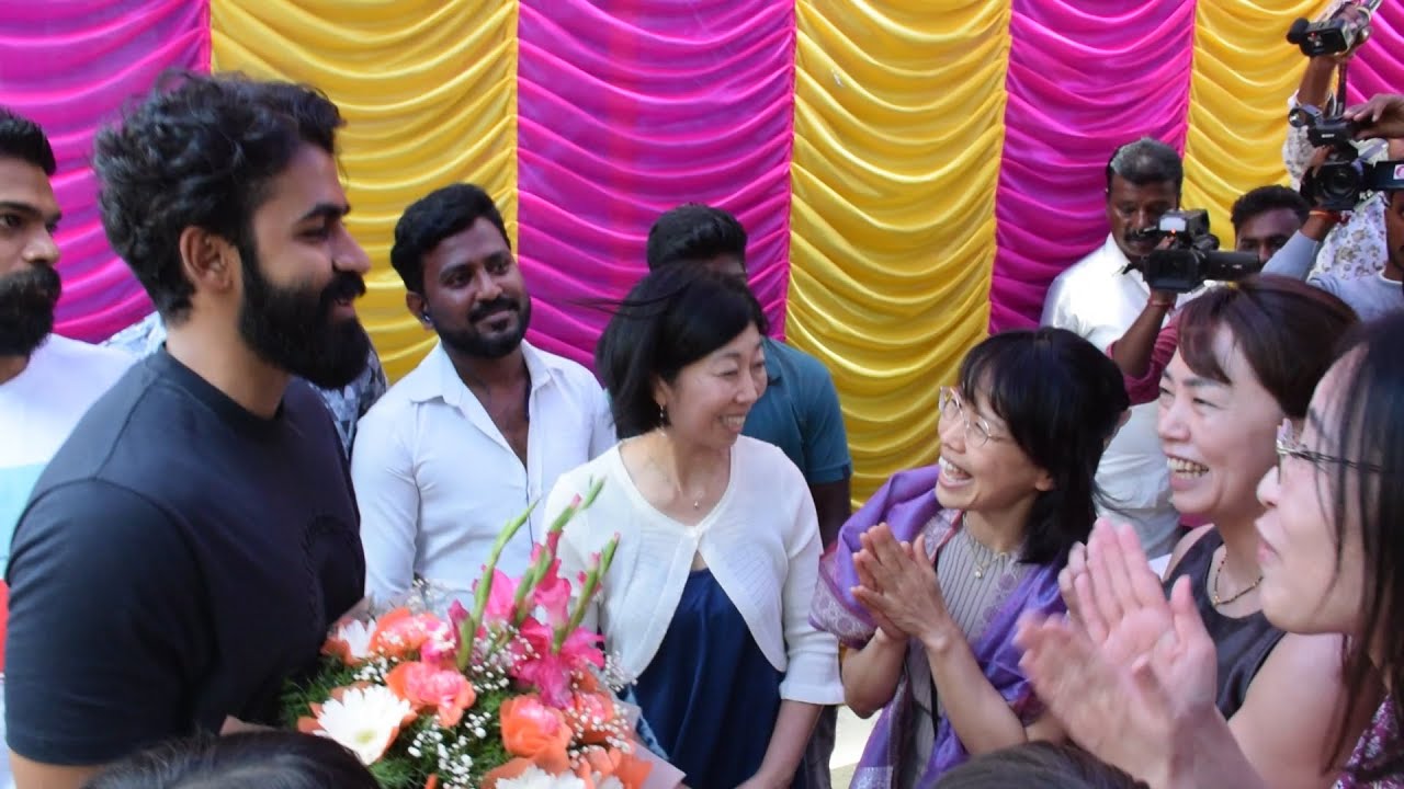 Yuvarajkumar Happy Moment With Japan Fans | Birthday Celebration | Appu ...