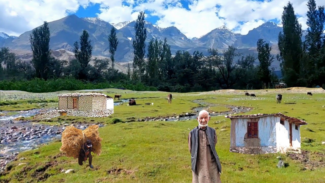 Simple And Very Beautiful Pakistani Mountain Village |Last Village Of ...
