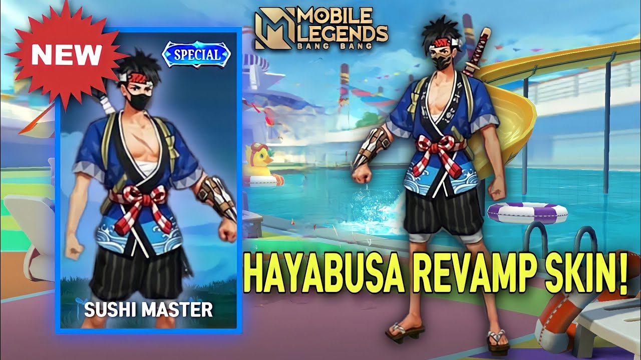 NEW HAYABUSA SUSHI MASTER REVAMP | SUMMER SKIN REVAMP | HAYABUSA SUMMER ...