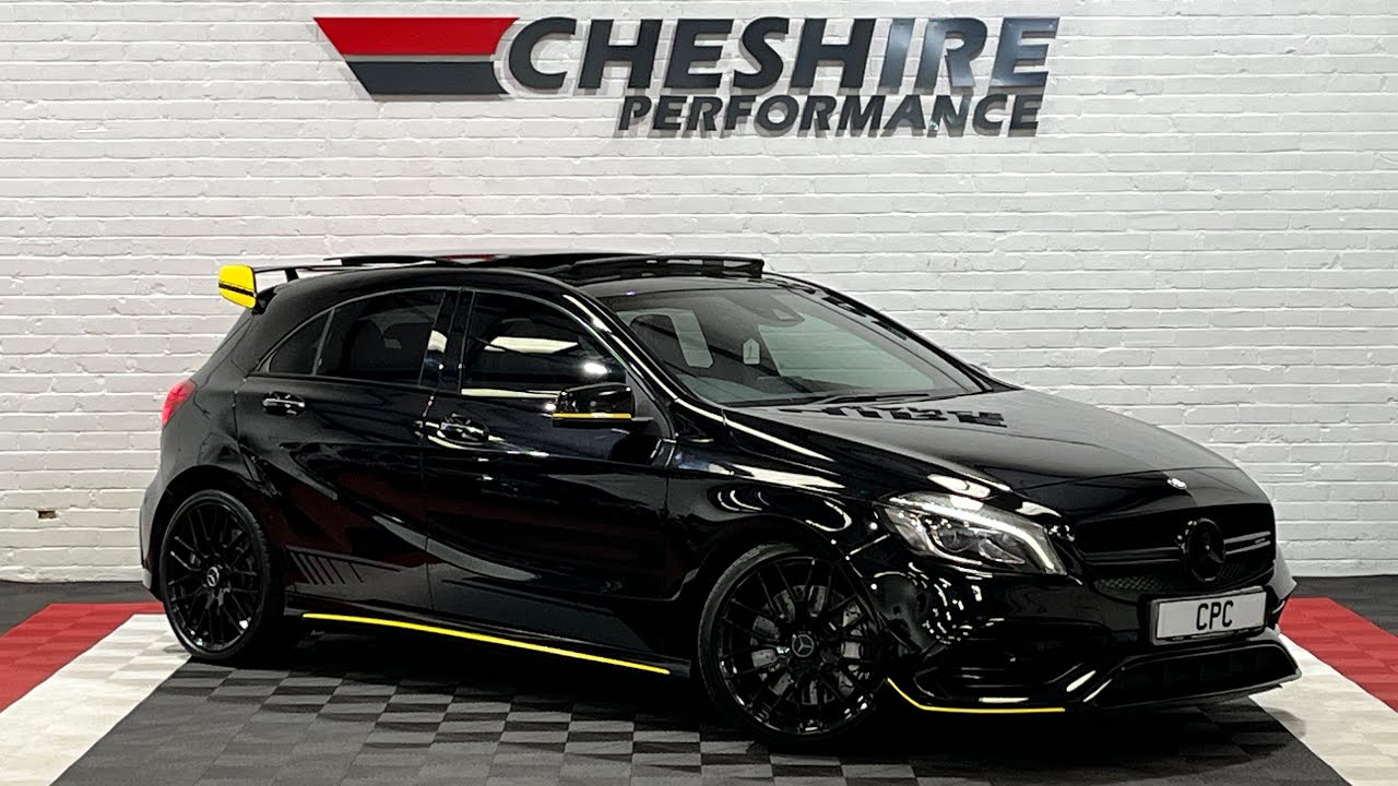 Cheshire Performance - Mercedes Benz A45 AMG - Night Edition - YouTube