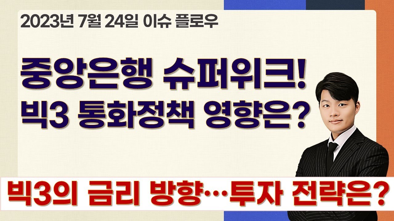 중앙은행 슈퍼위크 빅3 통화정책 영향은 이슈플로우머니플로우11 이슈플로우 머니플로우11 토마토tv Youtube