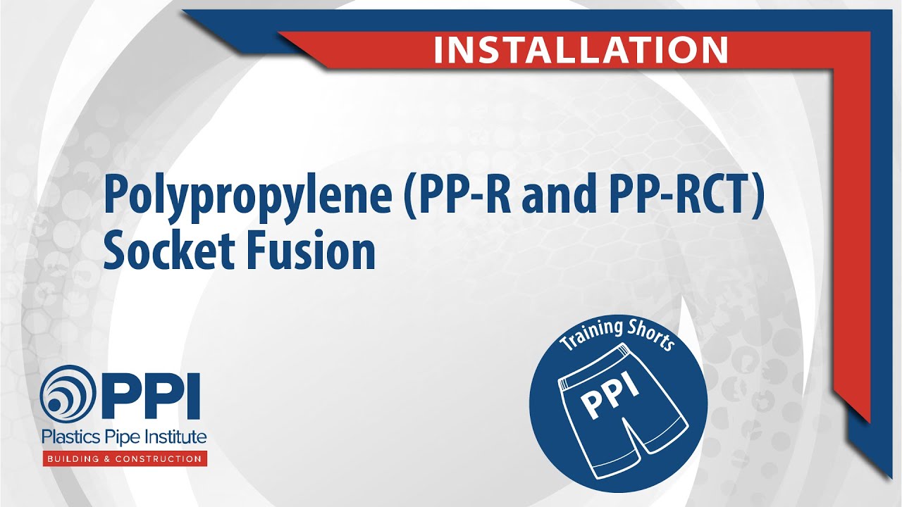 Polypropylene (PP-R and PP-RCT) Socket Fusion - YouTube
