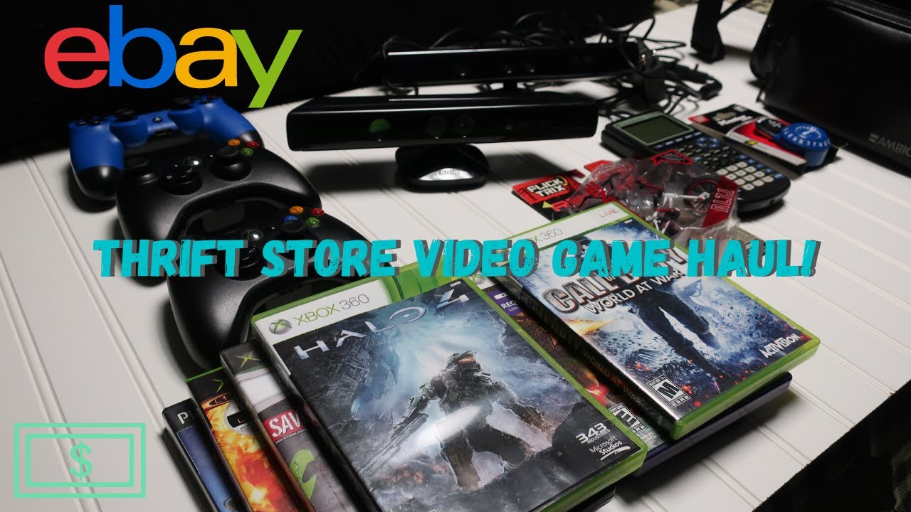 I'M BACK! Thrift Store Video Game Haul eBay Sourcing - YouTube
